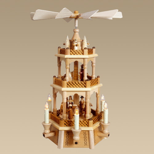 Große Pyramiden - Frank Weber Holzkunst Seiffen Erzgebirge